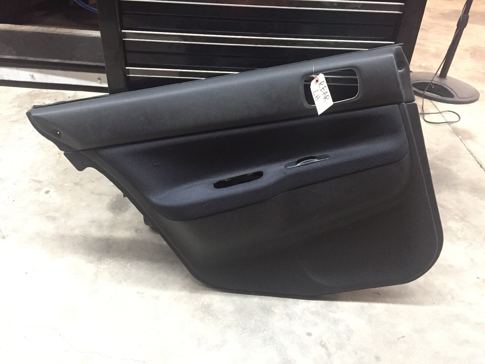 02 03 04 05 06 MITSUBISHI LANCER OZ RALLY REAR LEFT DOOR PANEL BLACK | eBay