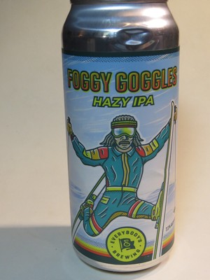 Craft BEER Can: EVERYBODY'S Brewing Foggy Goggles IPA; White Salmon ...