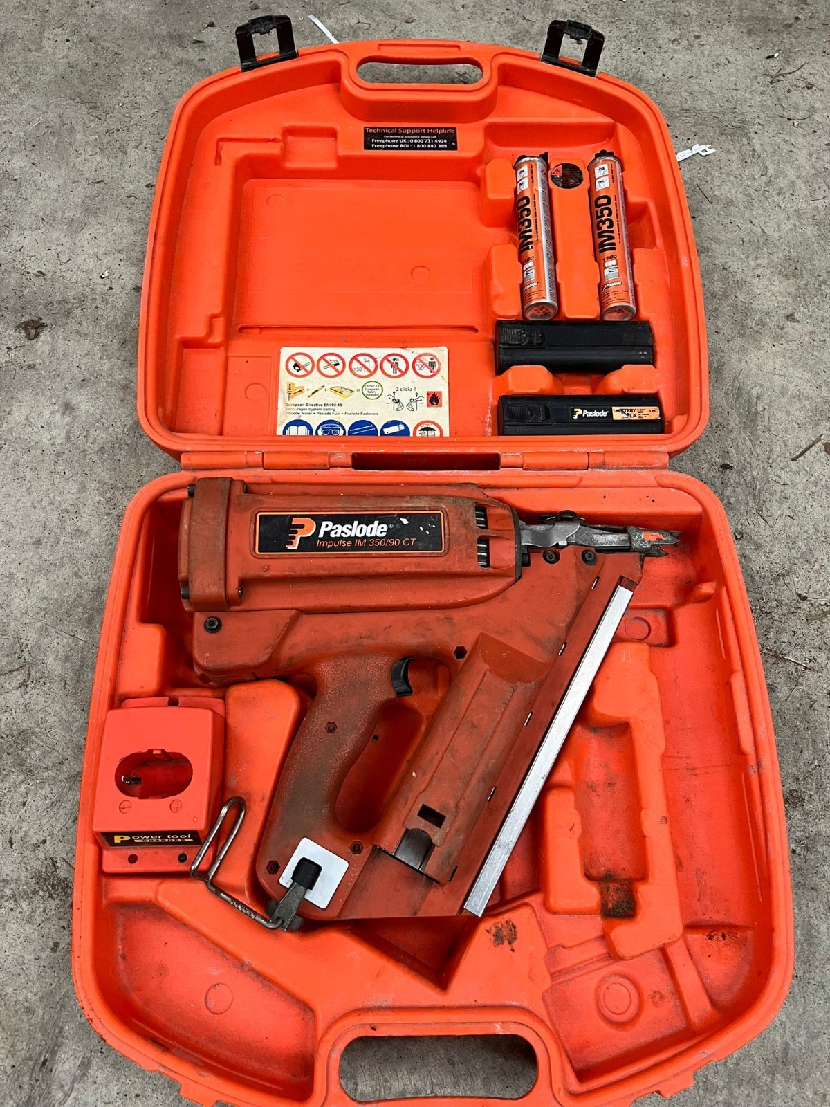 Paslode Impulse IM350/90 CT First Fix Nail Gun | eBay UK