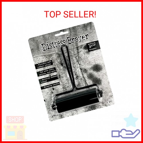 Ranger Tim Holtz - Distress Brayer Medium, Grey | eBay