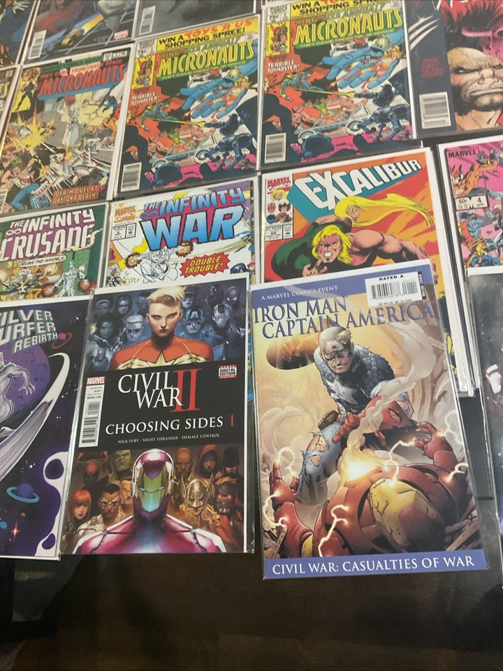 Vintage Marvel Comics Bulk Lot Of 49 VF-NM 90s-2000s Nice Assortment ...