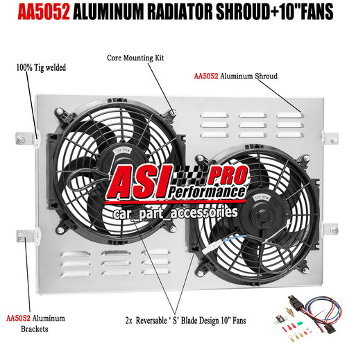 Aluminum Shroud Fan For AMC JAVELIN MATADOR AMX RAMBLER REBEL 1958-1974 ...