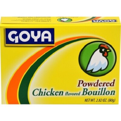 Goya Powdered Chicken Bouillon Cubitos en Polvo Caldo con sabor a Pollo ...