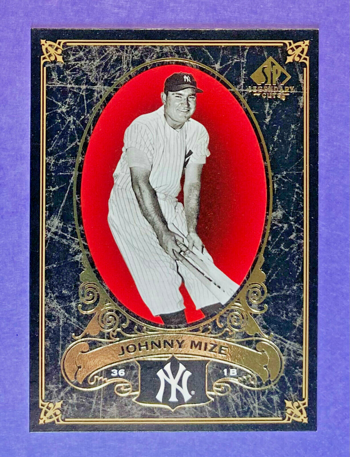 2007 SP Legendary Cuts Johnny Mize #58 Baseball Card New York Yankees ...