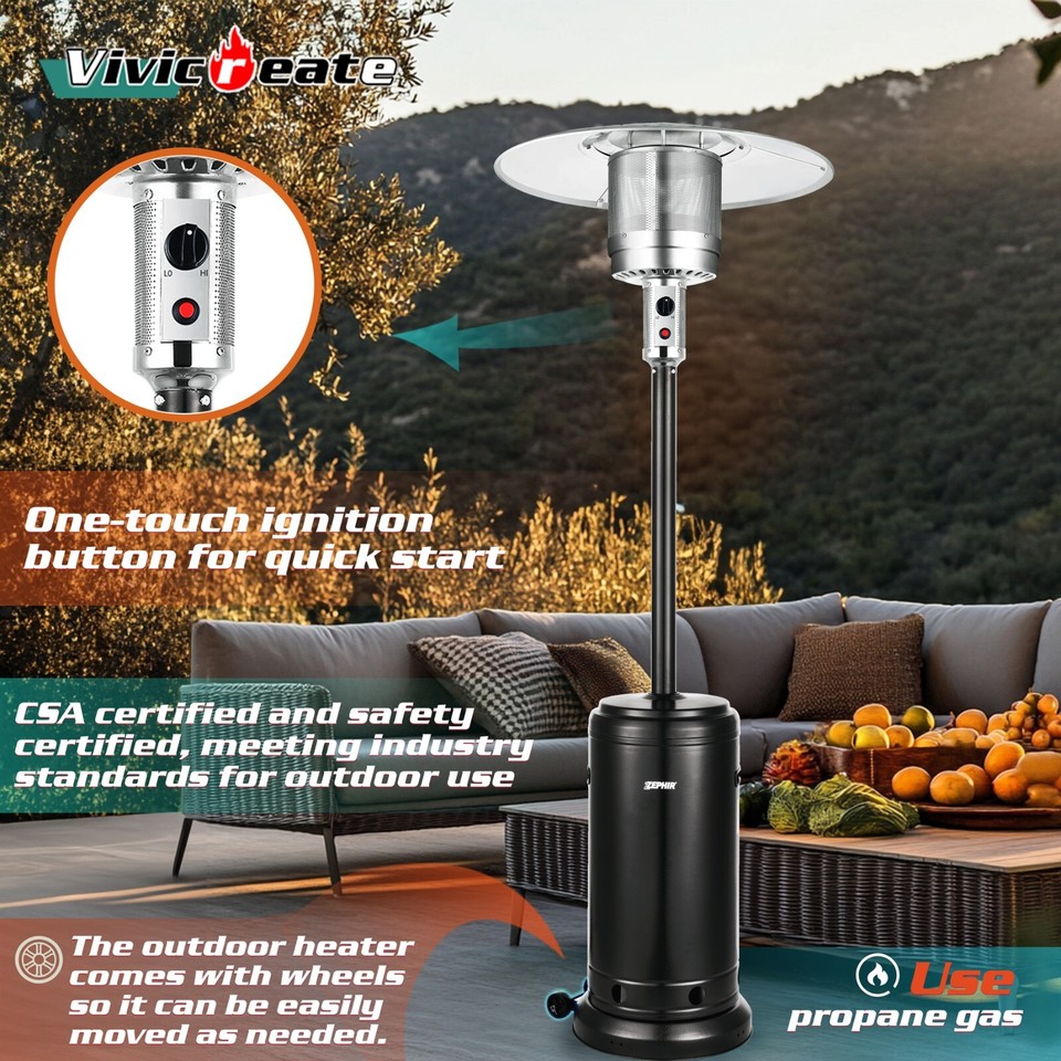 Vivicreate 48000 BTU Patio Heater Garden Restaurant Party Hotel Club ...