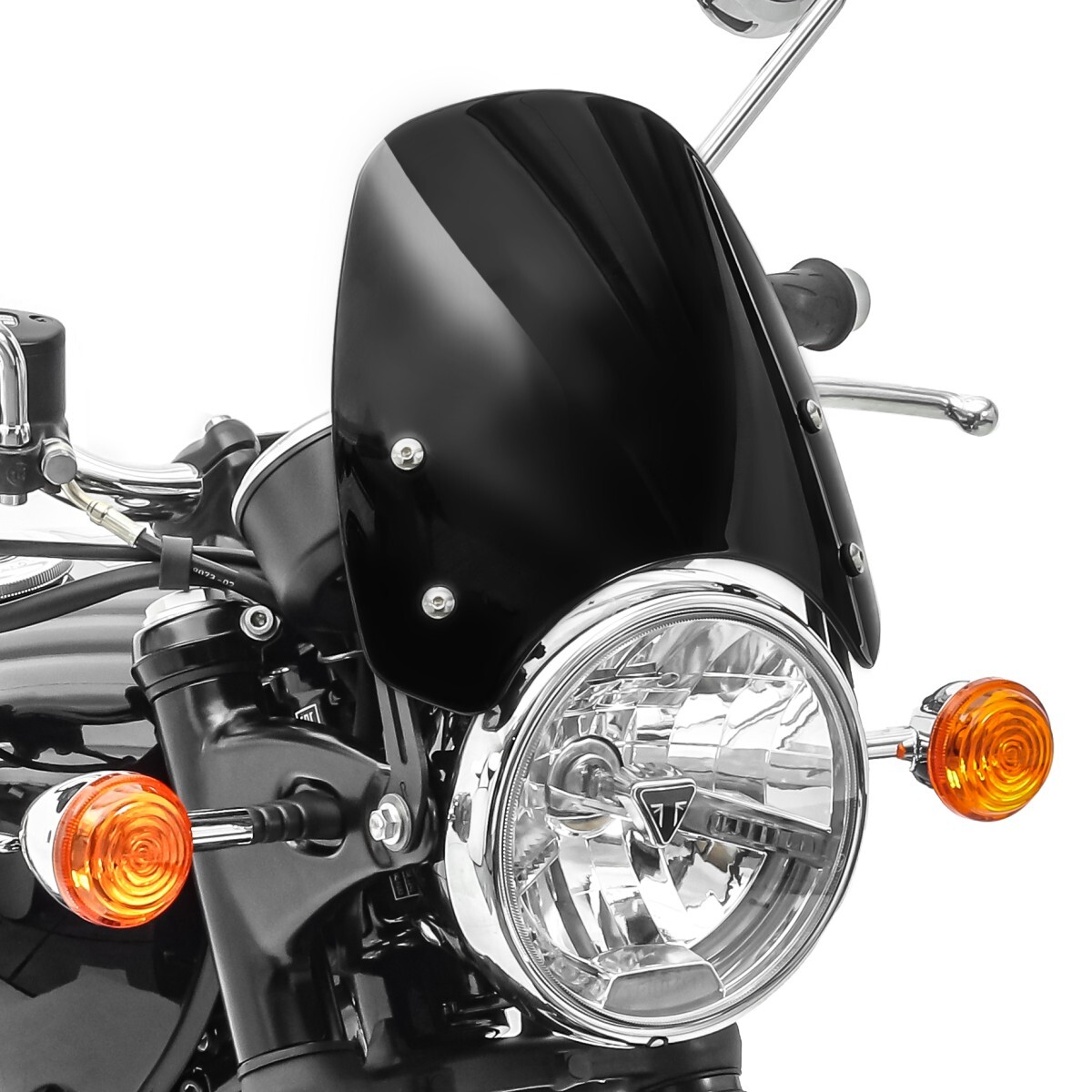 Windscreen / Flyscreen for Triumph Bonneville T100 05-19 CW14 dark ...