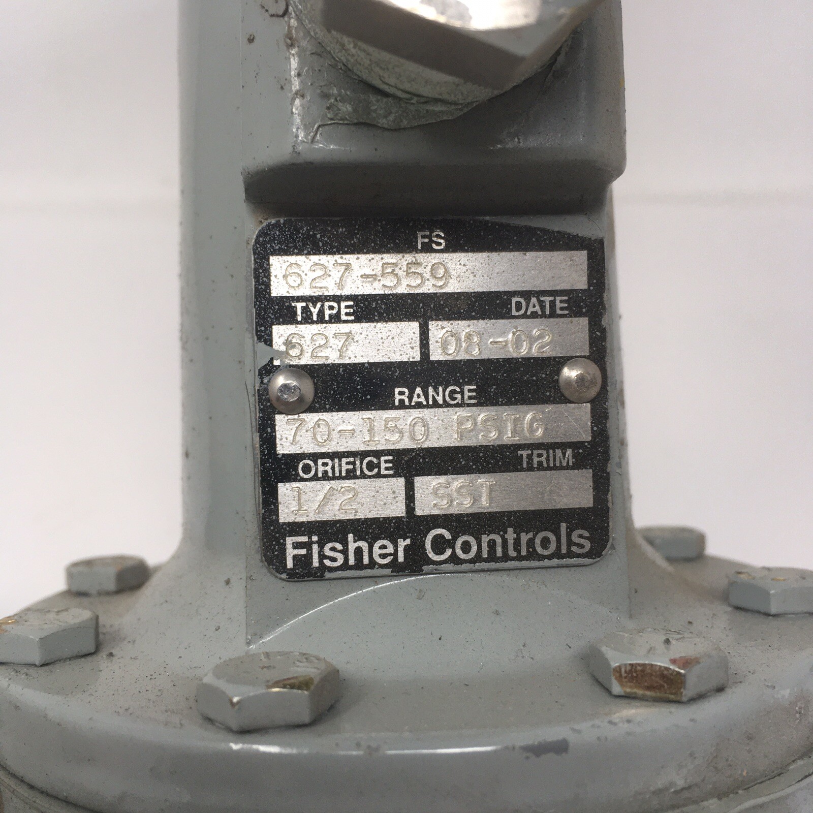 Fisher 627-559 Pressure Reducing Regulator 627 Series 70-150psi 1/2 ...