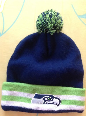 Seattle Seahawks Football Stocking Cap Beanie! One-Size! | eBay