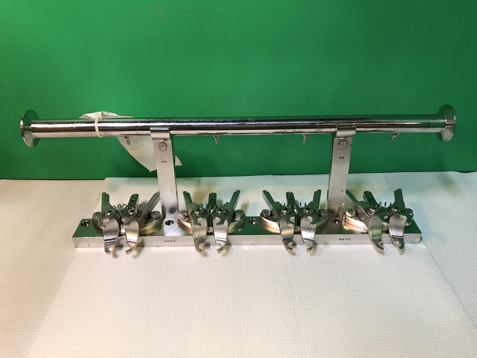 MCA/MCB 1" 316L Stainless 2cc 4 Head Inline Filler Manifold Sanitary ...