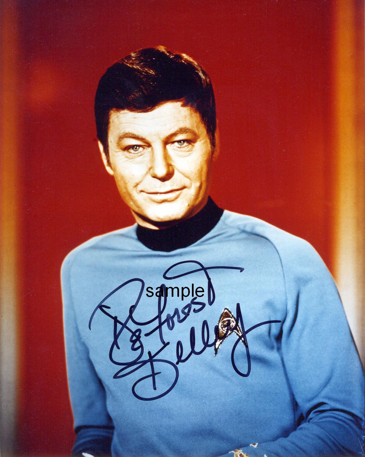 DEFOREST KELLEY #1 REPRINT 8X10 AUTOGRAPHED SIGNED PHOTO PICTURE STAR ...