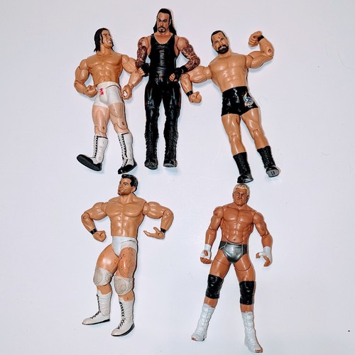 WWE WWF Wrestling Action Figure Lot 5 Jakks Mattel Knox Undertaker ...