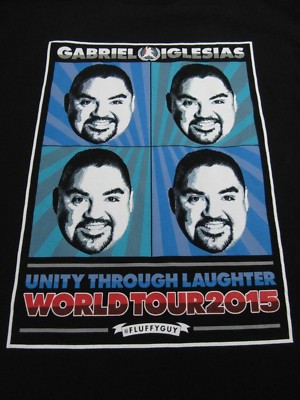 2015 Gabriel Iglesias Fluffy M T-shirt Stand Up Comedy Tour | eBay