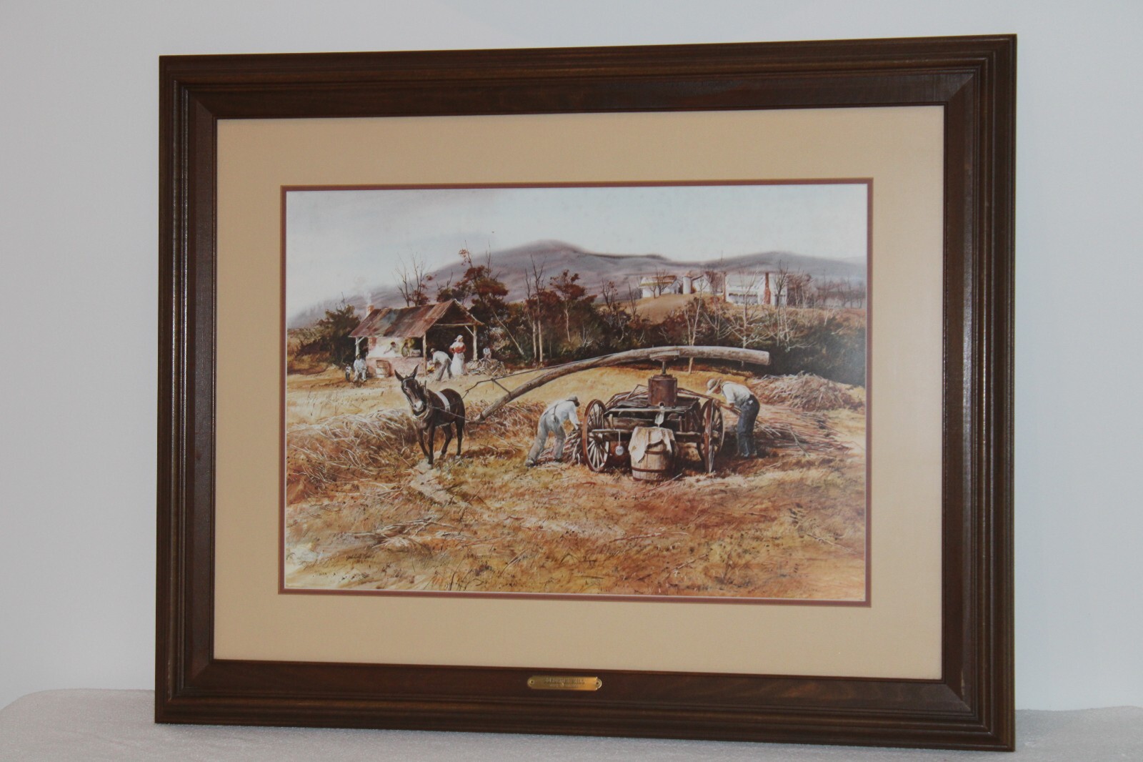 Jack C. Deloney Limited Edition "Sorghum Mill" Signed and Numbered ...