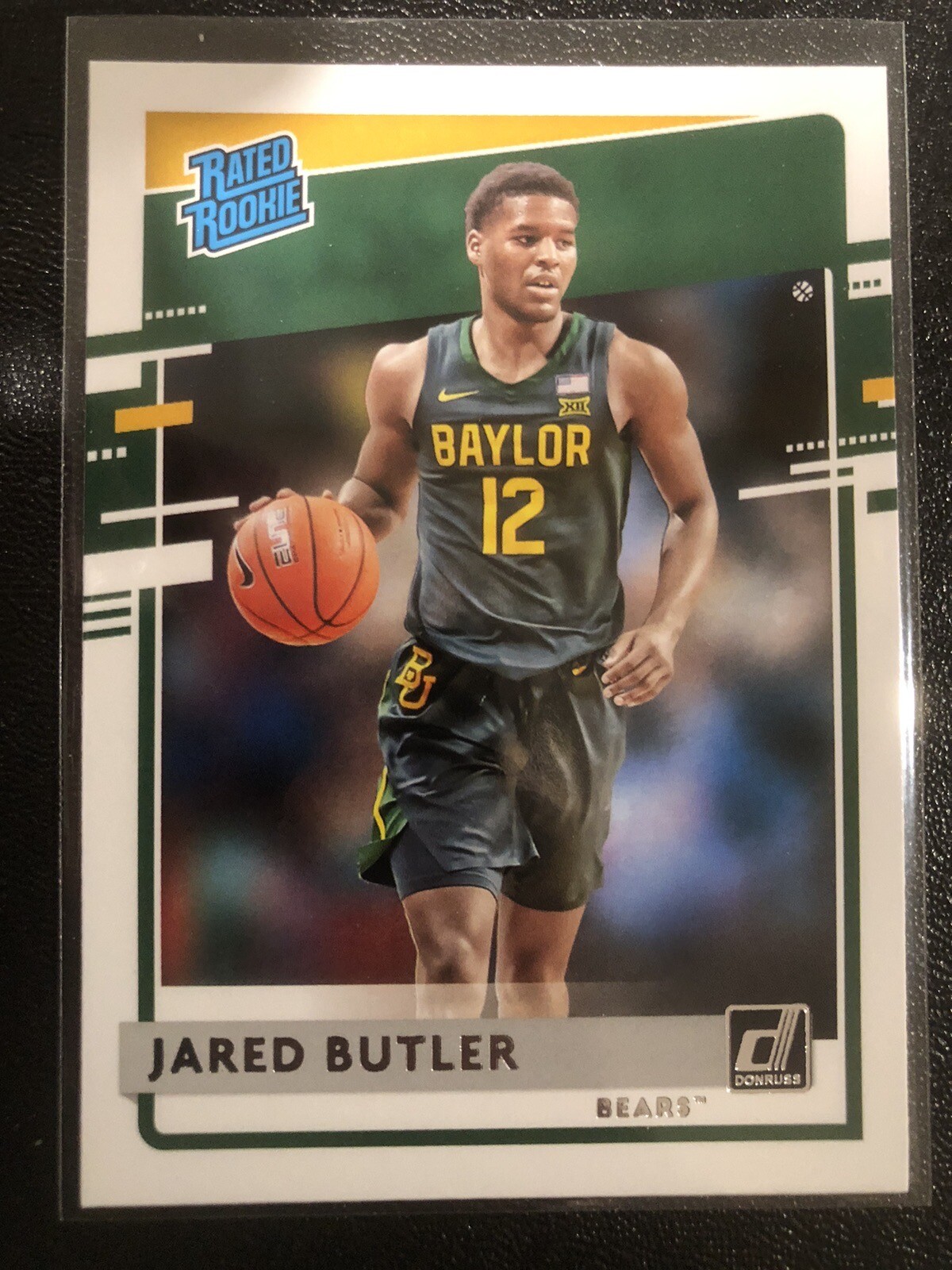 Jared Butler 2021-22 Panini Donruss Rated Rookie #49 Bears Wizards ...