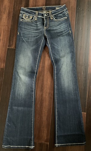 Anoname Women’s Joelle Bootcut Jeans Embellished Rhinestone size 27 | eBay