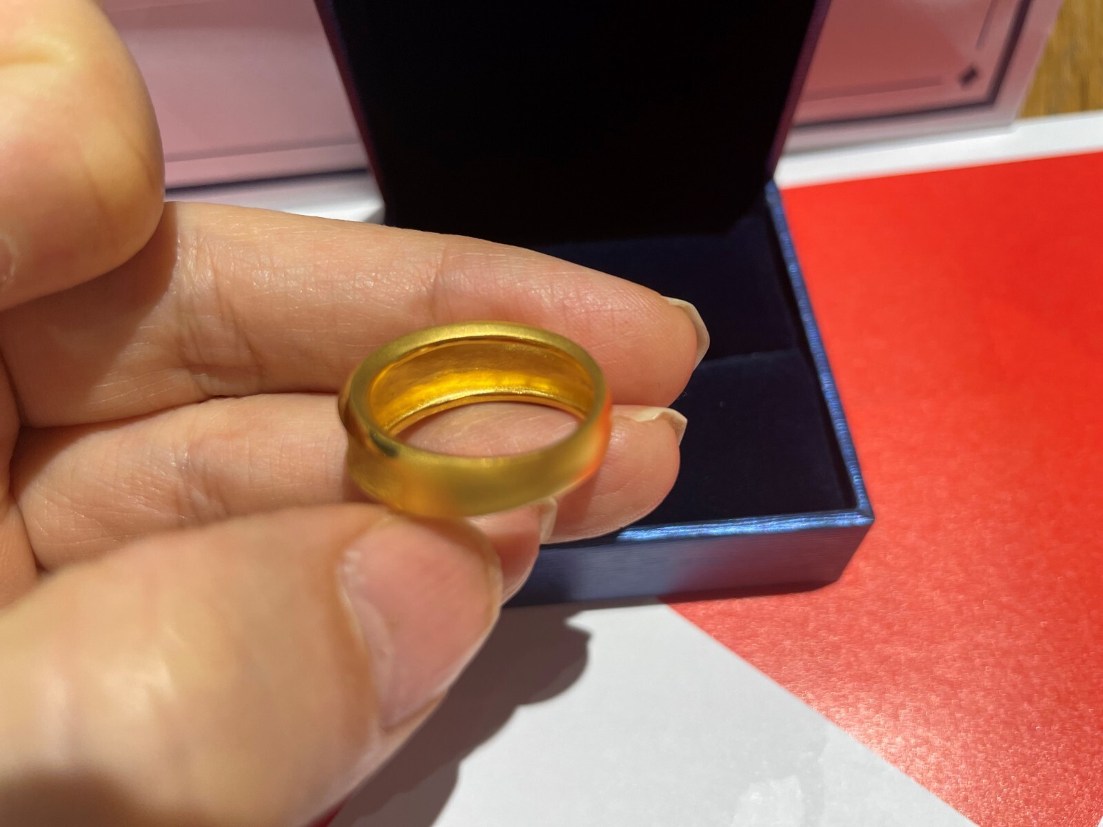 24k Ring for Men PRIMA Gold (High quality solid gold 99.9) | eBay