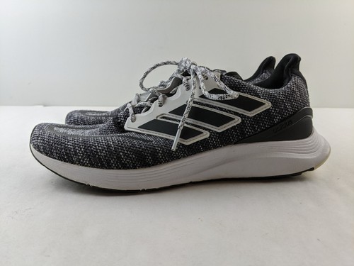 Adidas Energyfalcon Adiwear Men US 10 Black White Running Sneaker Knit ...