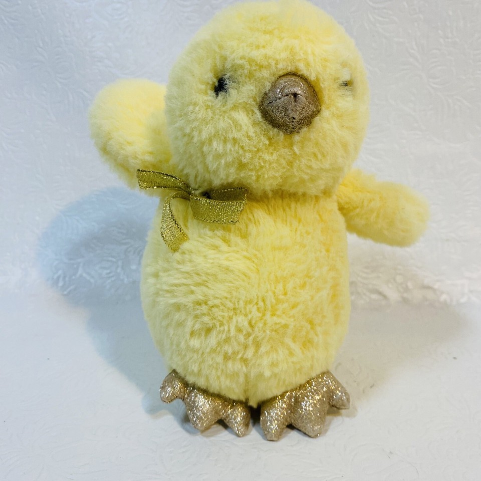 Lot of 2 FAO Schwarz Easter Plush Stuffed Animal Bunny Rabbit and Chick ...