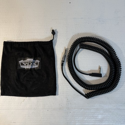Vox Premium Vintage Coil Guitar Cable Cord VCC-90BK 9m Black w/ Bag ...