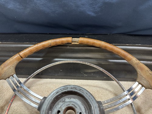 ~ACCESSORY~ 1939-40 PACKARD “CURVED SPOKES” BANJO STEERING WHEEL/HORN ...