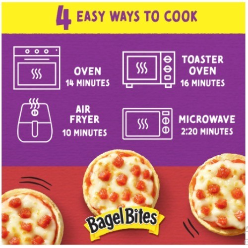 Bagel Bites Cheese & Pepperoni Mini Pizza Bagel Frozen Snacks, 9 ct Box ...