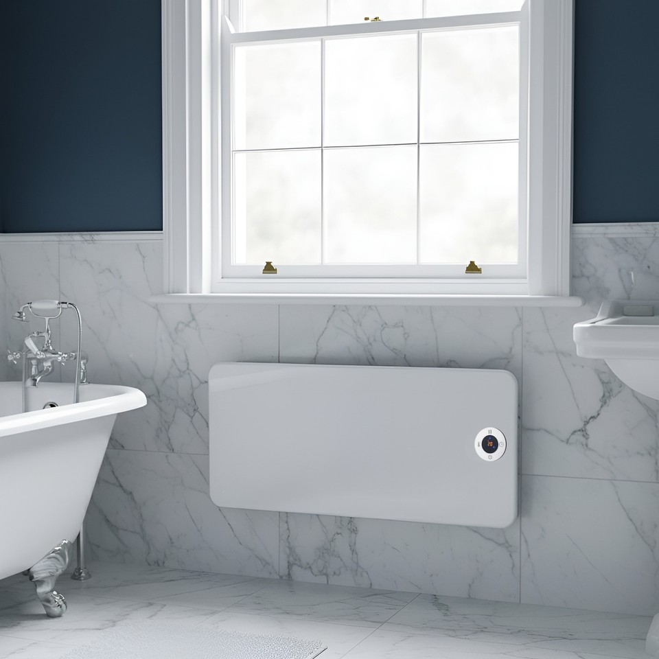 electriq 2000W Smart Wall Mountable Panel Heater with Thermostat and ...