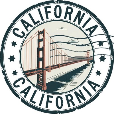 California Aluminum Round Weatherproof Sign | eBay