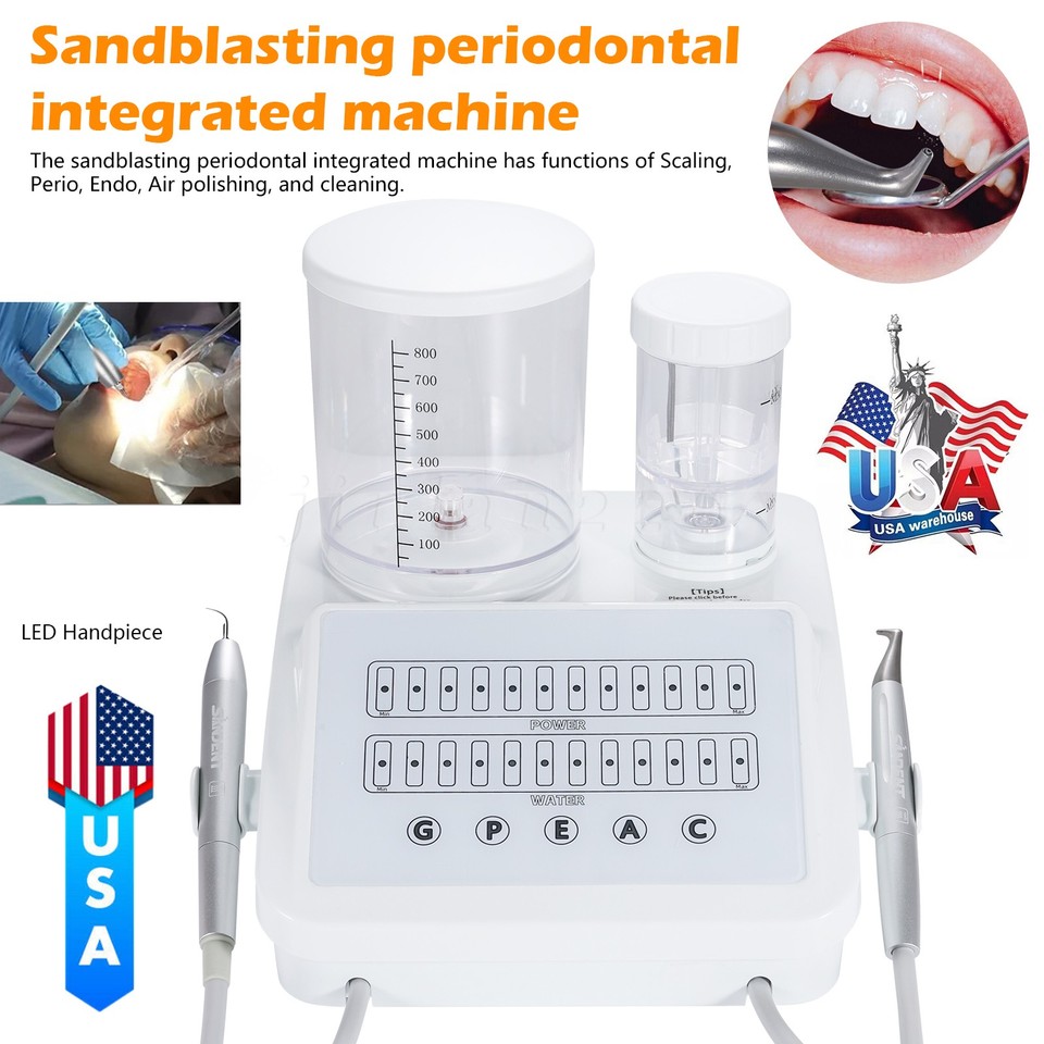 Woodpecker Style Dental Supragingival & subgingival Air Flow Polisher ...