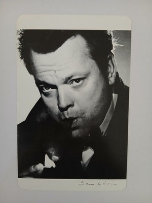 CARTE FICHE CINEMA ORSON WELLES (Collection Sam Lévin) | eBay