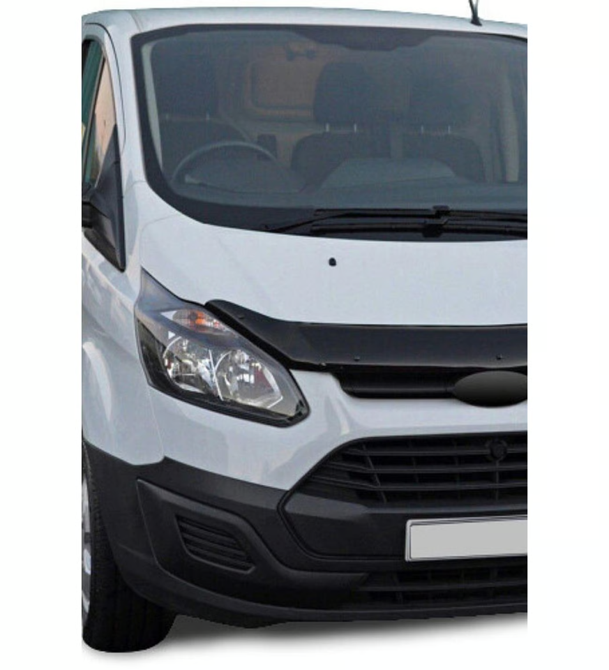 Bonnet Guard Protector Bug Guard Solid Black ABS For FORD TRANSIT ...