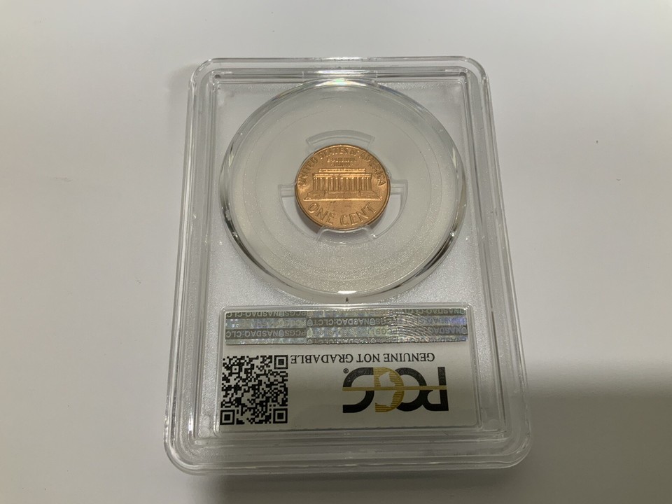 1960-D 1C PCGS Genuine, Wheel Mark-UNC Detail, Large Date | eBay