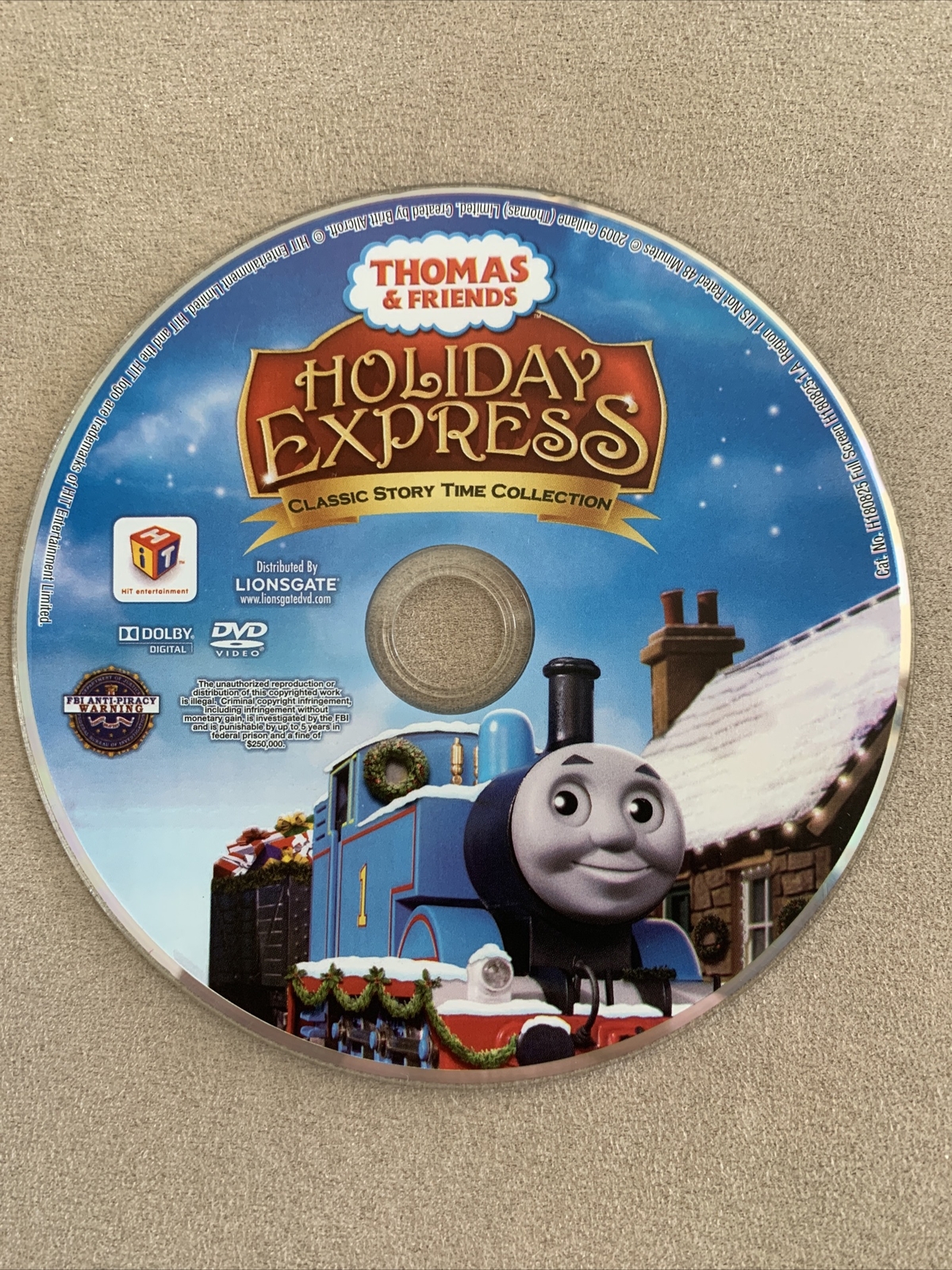 Thomas & Friends Holiday Express Christmas Childrens DVD Disc Only Free ...