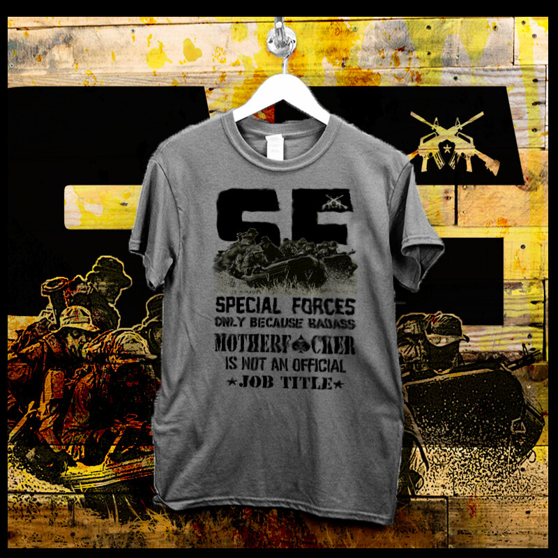 Special Forces T-Shirt Army Special Operations Military Combat Veteran ...