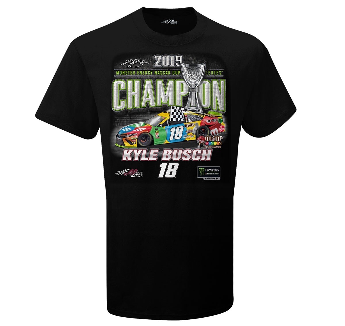Kyle Busch Championship T Shirt Kyle Busch Richard Childress Racing