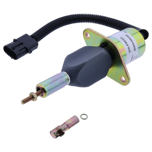 12V Fuel Shutoff Solenoid 3923680 3928160 For Cummins 6BT 5.9L & 6CT ...