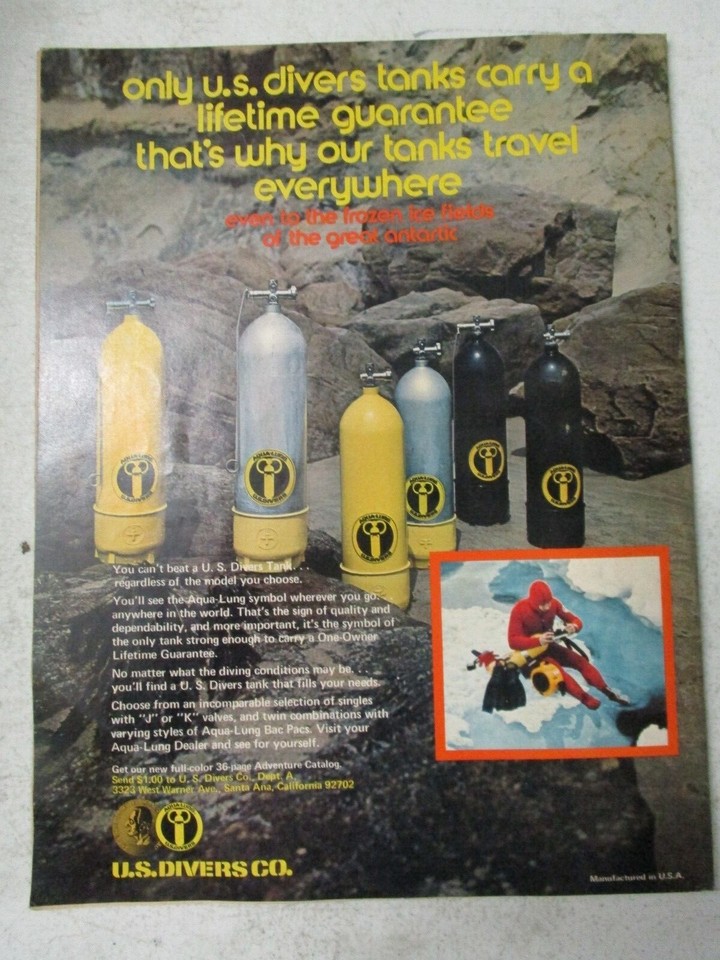 SKIN DIVER MAGAZINE FEBRUARY 1971 EXUMAS DIVING ITALIAN SUNKEN CITY NO ...