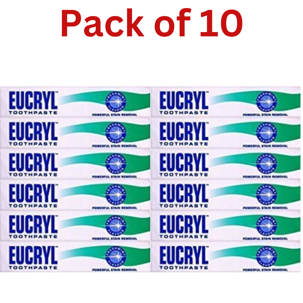 Eucryl Smokers Toothpaste & Powder Freshmint Powerful Stain Remover ...
