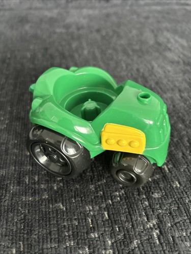 Fisher Price Little People GREEN FARM TRACTOR for FARMER FIELD Vehicle ...