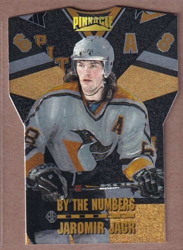 1996-97 Pinnacle By The Numbers #8 Jaromir Jagr - Pittsburgh Penguins ...