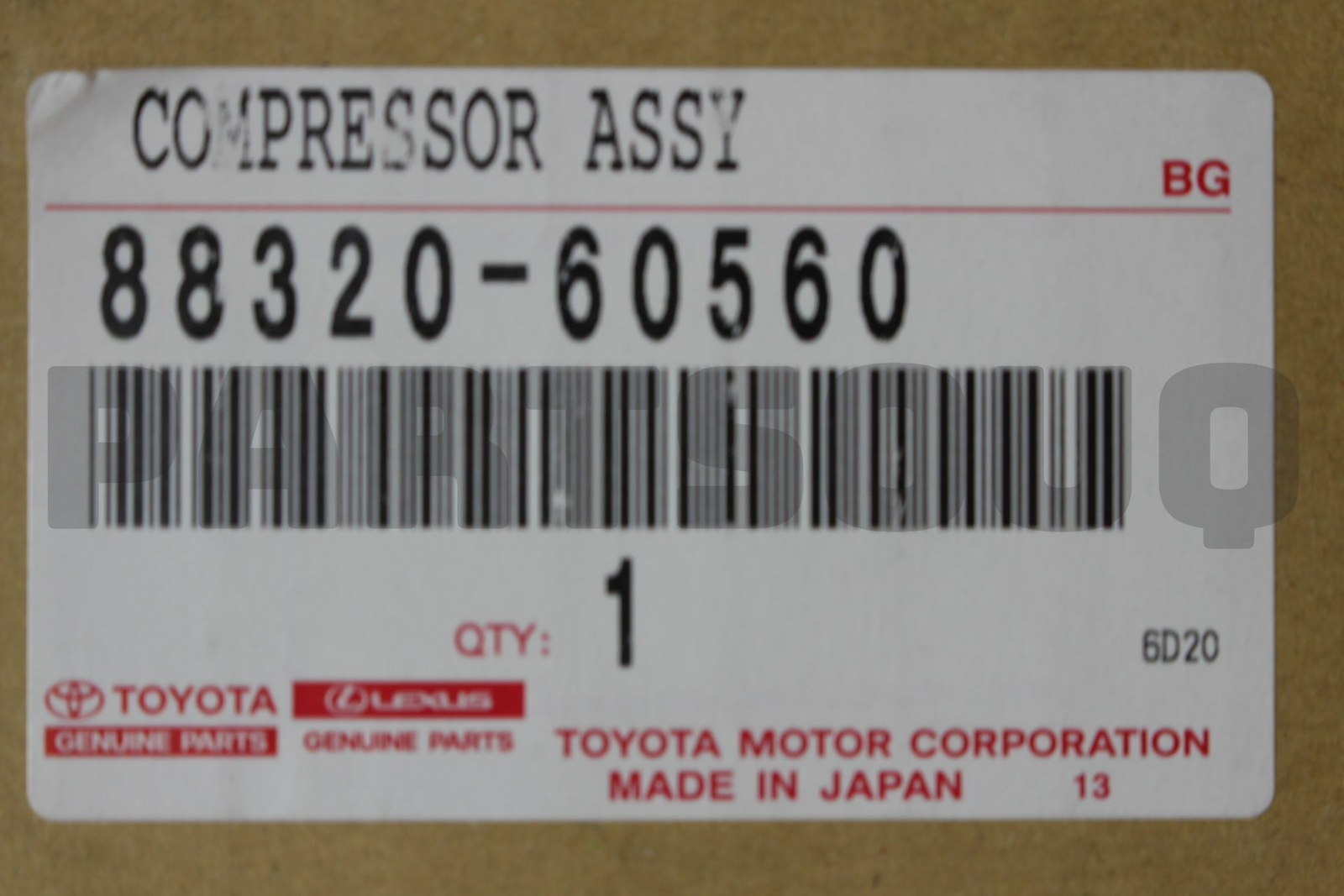 8832060560 Genuine Toyota COMPRESSOR ASSY, COOLER 88320-60560 | eBay