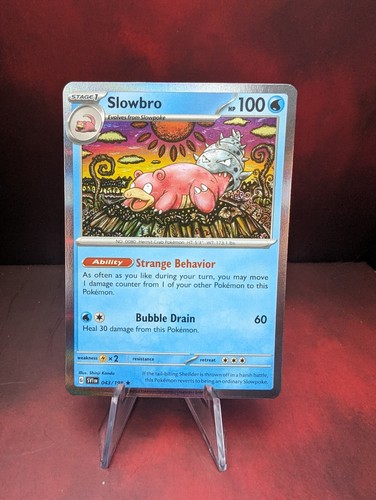 Pokémon TCG Slowbro Scarlet & Violet Base Set 043/198 Holo Holo Rare ...