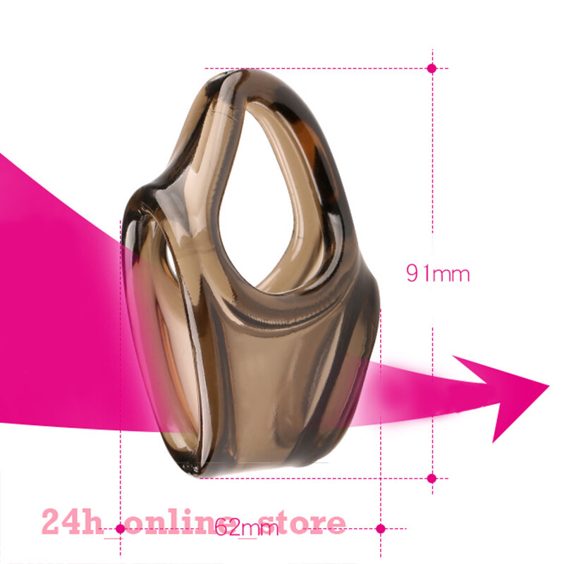 Soft Silicone Scrotum Ring Men CHASTITY Cage Ring Delay Bandage | eBay