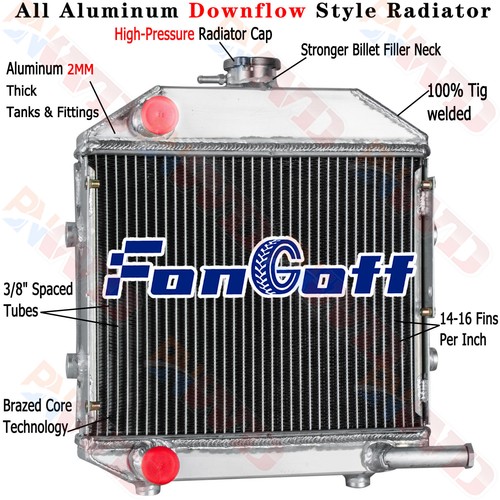Aluminum Radiator 1942SMP130486 For Ford Compact 1300 Tractor ...