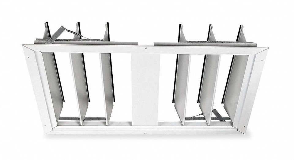 30" Whole House Fan Economy Ceiling Truss Shutter/Ceiling Shutter, 30 ...