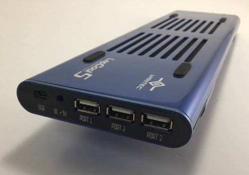 Vantec LapCool 5 Notebook Cooler W Adjustable Fan Speed & Built-in USB ...