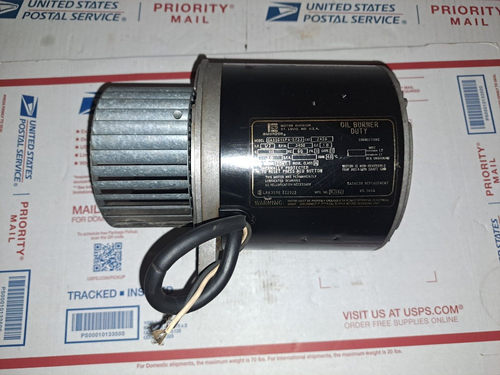 Emerson Oil Burner Motor SA55GYKPA-5733 for Beckett AF AFG Carlin Wayne ...
