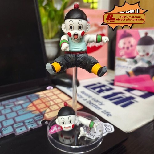 Anime Dragon Ball Z Chiaotzu jumping Release energy Cute Figure Statue ...