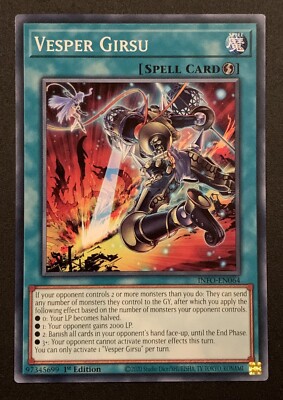 Vesper Girsu - INFO-EN064 - Common - Yugioh TCG | eBay