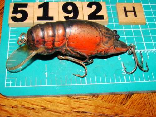 V5192 H BAGLEY CRAYFISH BALSA WOOD CRAWDAD FISHING LURE | eBay