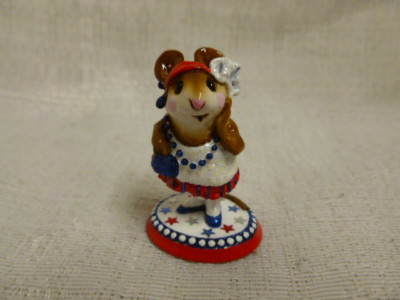 Wee Forest Folk Zelda Fourth of July Special M-171 Retired White | eBay
